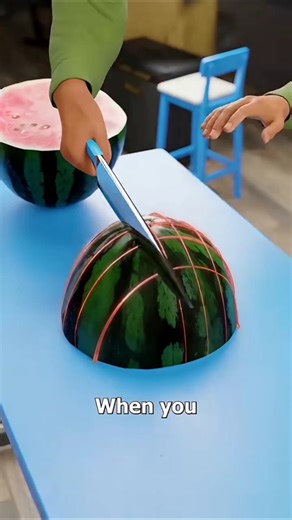 Viral Watermelon Hack 🍉 | Perfect Slices in Seconds!” #shorts #fruit #watermelon