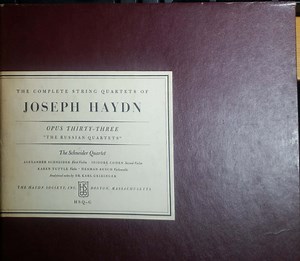 The Schneider Quartet - The Complete String Quartets of Joseph Haydn: Opus 33 "The Russian Quartets"
