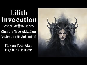 CALL LILITH IN HER OWN TONGUE Actual Mesopotamian Akkadian Chant — Lilith Enn (Summoning Invocation)