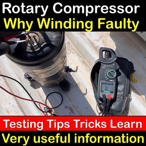 Air conditioning compressor Winding Faulty not start compressor CSR How testing learn very useful information watch learn | ASR Service Center