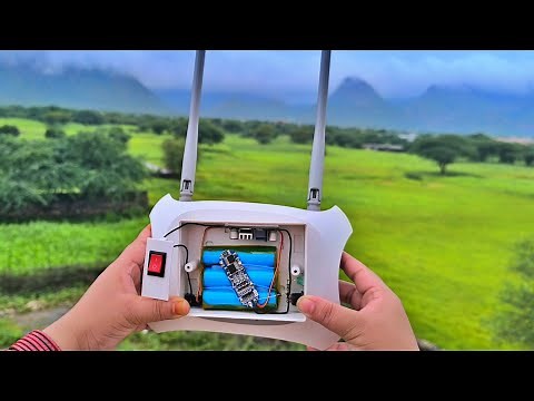 Build a Mini UPS for WiFi Router | Auto Switching Power Backup