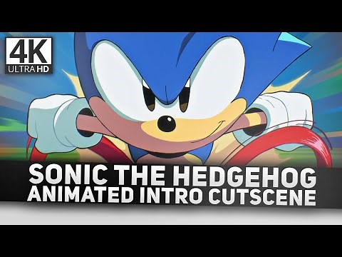 Sonic Origins - Sonic The Hedgehog Animated Intro Cutscene (4K)