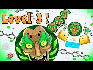 Agar.io Mobile UNLOCKING LEVEL 3 SKINS!! BEST Gameplay Solo & Duo!!