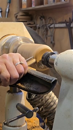 Tea light holders in #laburnum I never get tired of seeing what's inside a lump of laburnum, the colours variation is always stunning! #woodturnersofinstagram #woodturning | What wood Claire Do?