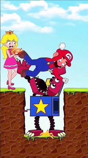 princess saves mario from the monster boo 😮😲 #shorts