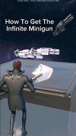 How To Get The Infinite Minigun In 1v1 With Every Gun #limited #fortnite #1v1witheverygun #secret