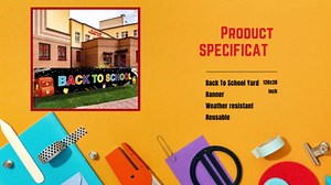 KatchOn, Welcome Back To School Banner - XtraLarge, 120x20 Inch | Welcome Back Yard Sign | Back To School Yard Decorations | First Day of School Sign | 1st Day of Kindergarten | Classroom Decor