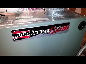 Ruud Achiever Series Furnace & A/C Super Quiet 80 - Air Flow Direction For Filters
