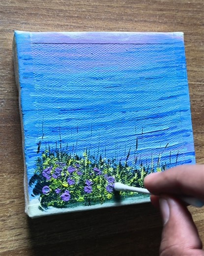 Springtime Swans acrylic painting 🪻🦢 #painting #acrylicpainting #art #fblifestyle #spring | Vinee Painting