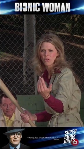 BIONIC Homerun! 😀💪 #shorts #thebionicwoman #lindsaywagner