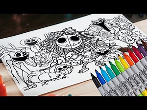 Poppy Playtime Chapter 4 New Coloring Pages - Fun & Creative!