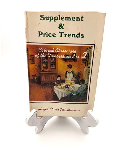 Colored Glassware of the Depression Era Book 2 Hazel Weatherman Vintage Guide - Etsy