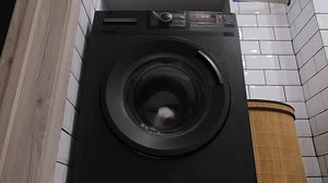 Moderne schwarze Waschmaschine wäscht schmutzige Wäsche: Stockvideos & Filmmaterial (100 % lizenzfrei) 3408135141 | Shutterstock