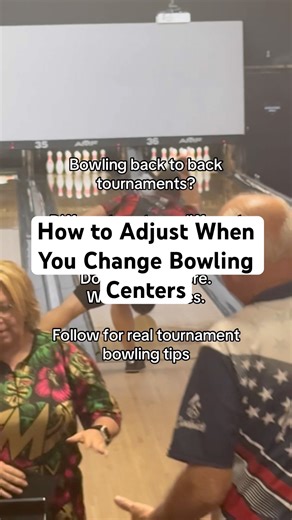 When you change bowling centers the lane surface, oil pattern, and bowling ball reaction change