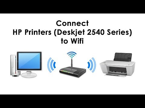 Wireless Setup for HP Deskjet 2540