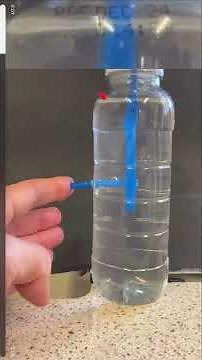 Explaining the water bottle and straw pressure mystery