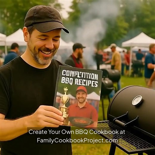 The grill is more than a tool. It’s tradition. Preserve your barbecue recipes in your own cookbook at FamilyCookbookProject.com and keep your story alive for generations. It's easy and fun to start your own personal cookbook at https://www.familycookbookproject.com/getstarted.asp #FamilyCookbook #BBQLife #BBQTradition #CookbookProject #CookbookGift #GrillMaster #FamilyTradition #RecipeBook #BBQRecipes #FamilyLegacy | Family Cookbook Project
