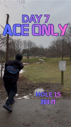 Day 7 ACE Challenge. The best day so far, but we aren’t any closer to hitting the chains. Going to start calling this the impossible challenge lol. We will get it though! Perseverance will prevail!! #discgolf #teamgreatlakesdisc #teamsaltyunicorns #discgolflife #discgolface | Kevin Smith
