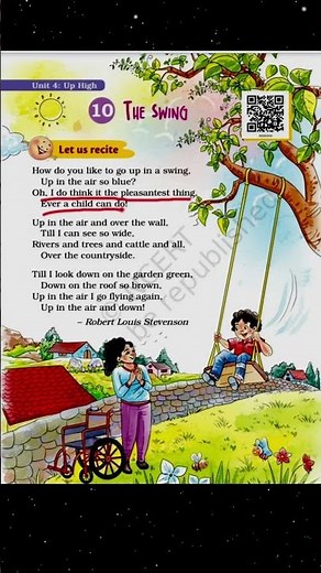 The Swing | Santoor | Class 4 | #english #poems_in_english