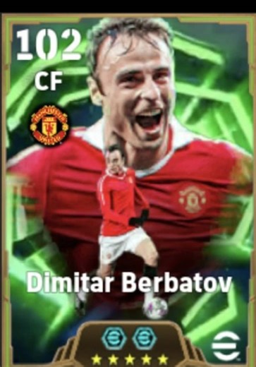 Dimitar Berbatov Gameplay Review in eFootball Mobile