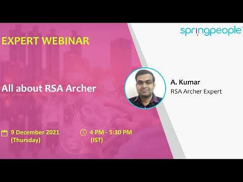 All about RSA Archer - Kick Start to the GRC Tool