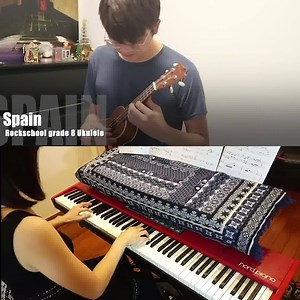 21K views · 1K reactions | RIP Chick Corea. The 23 times GRAMMY Award winning artist will be remembered as one of the most innovative jazz musicians of all time. To celebrate the wonderful music of Chick Corea, here’s Nelson Ho and Yi Ling Chiang performing RSL’s arrangements of Spain from Rockschool Ukulele Grade 8 and Rockschool Keys Grade 8 respectively. | RSL Awards | Facebook