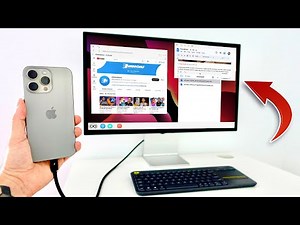 How to USE your iPhone as a Computer! 📱 ▶️ 💻 | Multitasking and External Monitor Support 🙌