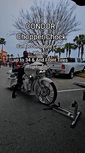 70K views · 417 reactions | CONDOR Chopper Chock 1500. Any tire size and low hanging fenders. https://www.condor-lift.com | CONDOR Products | Facebook