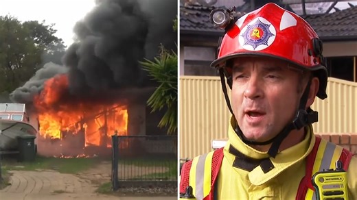 Neighbours heroically save dog from burning home
