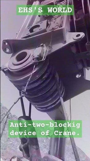 Anti-two-blockig system of crane, Care safety device, Crane safety Observation.