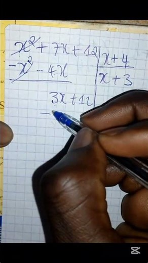 Factorisation par la méthode de #division #euclidean #maths #factorisation #mathematics.