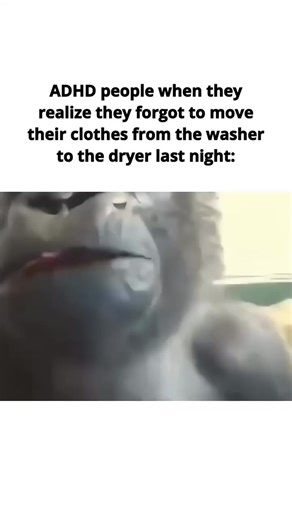 adhdviibes | That moment you realize the laundry you "did" last night is just hanging out in the washer, getting extra wrinkly. 🫠 It’s a classic ADHD... | Instagram