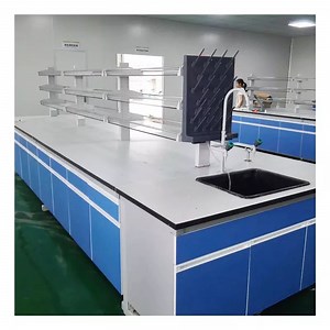 [Hot Item] School Science Laboratory Equipment marble Lab Table Furniture Lab Sink Bench with Mixing Water Tap