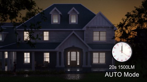 LEPOWER Battery Powered LED Flood Light Outdoor,1500 LM, 5000 K, IP65 Waterproof, Wireless Flood Light Battery Operated, 3 Head Motion Detector Light for Garage, Yard, Porch, Black