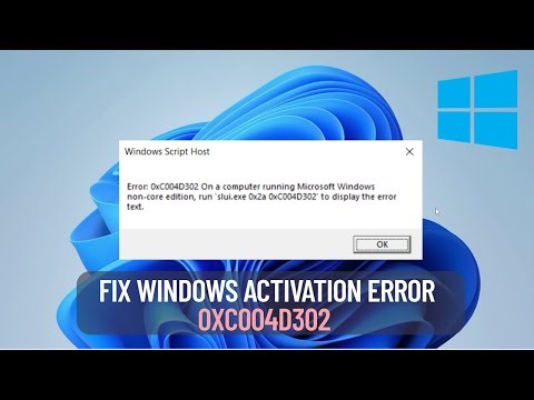 Fix Windows Activation Error 0xc004d302 | Step-by-Step Guide