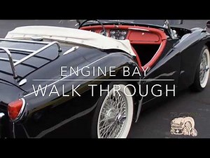 1957 Triumph TR3 Engine Bay Walkthrough