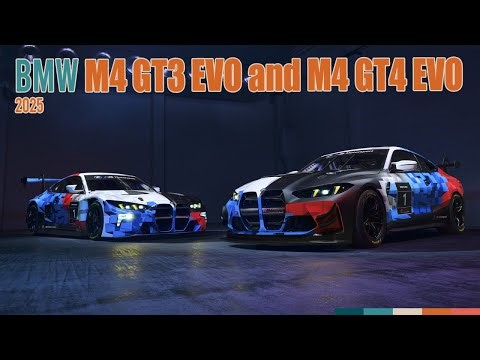BMW Unveils Enhanced M4 GT3 and M4 GT4 EVO Models for 2025 Season