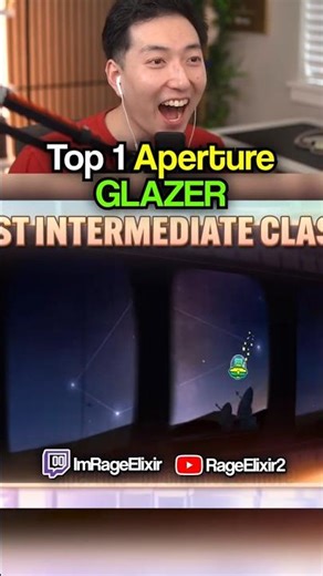 RageElixir Being The Number 1 Aperture GLAZER #geometrydash #gd #shorts