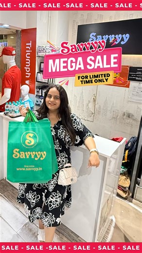 🔥💖 Gurugram, your bra upgrade starts NOW! 💖🔥 Savvyy ki MEGA SALE is officially LIVE ✨ Savvyy = Your ultimate bra heaven 💫 Everyday bras, padded & non-padded, wired & non-wired styles, lace bras, bralettes, matching bra-panty sets, nightwear, swimwear & more — sab kuch MEGA SALE pe! 💥 💗 Har size | Har style | Har colour 💗 Premium brands like Triumph also available Ab wait mat karo — Workday comfort se weekend glam tak, sab ek jagah 🛍️ Visit your nearest Savvyy store in Gurugram and feel