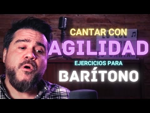 AGILITY AND APPOGGIO | One lesson and 12 support exercises and vocalizations for singing | BARITONE