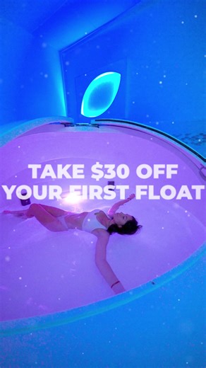 You might have heard of it – have you tried float therapy? We are a luxury float spa in Raleigh, providing a deeply relaxing experience of pure weightlessness. After just 60 minutes, you'll emerge feeling rejuvenated, with reduced stress and anxiety, improved sleep, and increased mental clarity. Click the link to take $30 off your first float today and experience the profoundly transformative power of float therapy. | True REST Float Spa