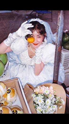 Nostalgic 90s Japanese Wedding Photoshoot | Lovely Couple