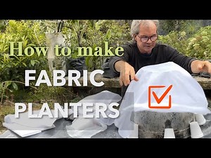 Concrete Fabric Planters: Easy Cement DiY That Anyone Can Make !