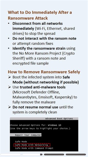 Recover files from a ransomware attack safely and effectively. #ransomwareattack