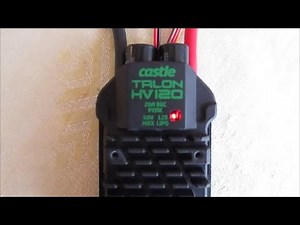 Castle Creations TALON HV 120 ESC and castle link.