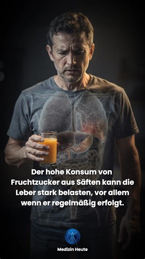 Fruit juice may seem healthy, but its fructose content can strain the...