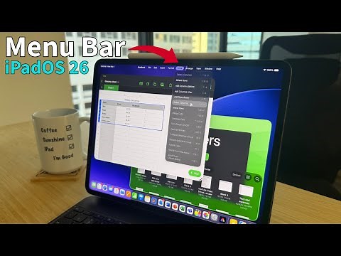 Top 3 tips to master the menu bar in iPadOS 26!