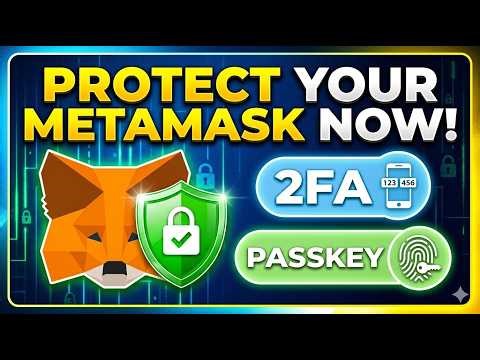 Protect Your MetaMask NOW! Add 2FA & Passkey Security