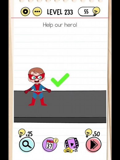 Brain test level 233 | level 233 solution | Solve the puzzle | Puzzles | Riddles