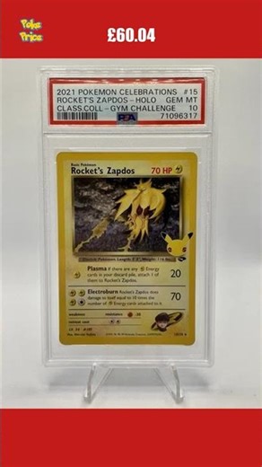 💸 Zapdos Sold for £60.04! Worth it?! #shorts